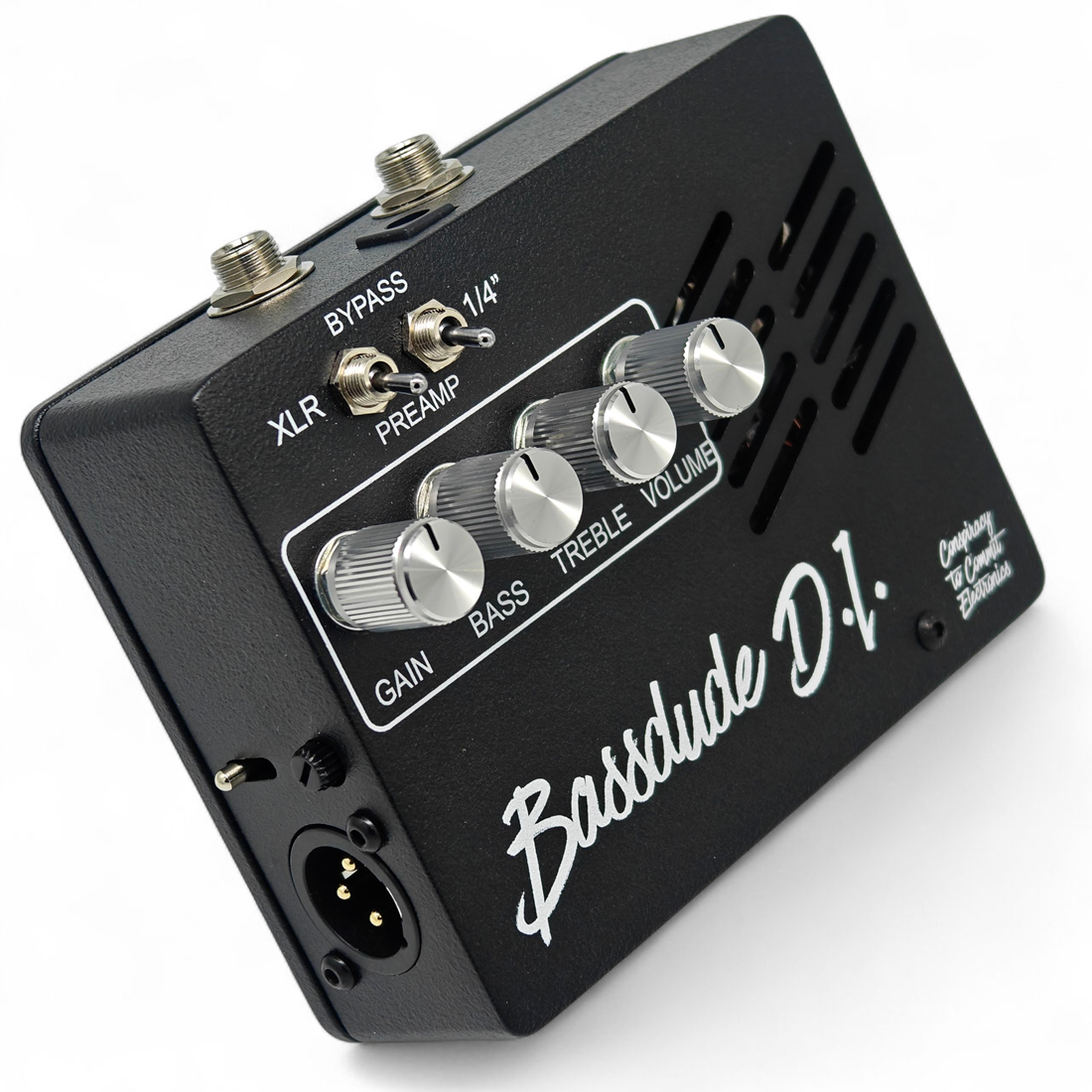 Bassdude D.I. – Finished Pedal – Conspiracy to Commit Electronics